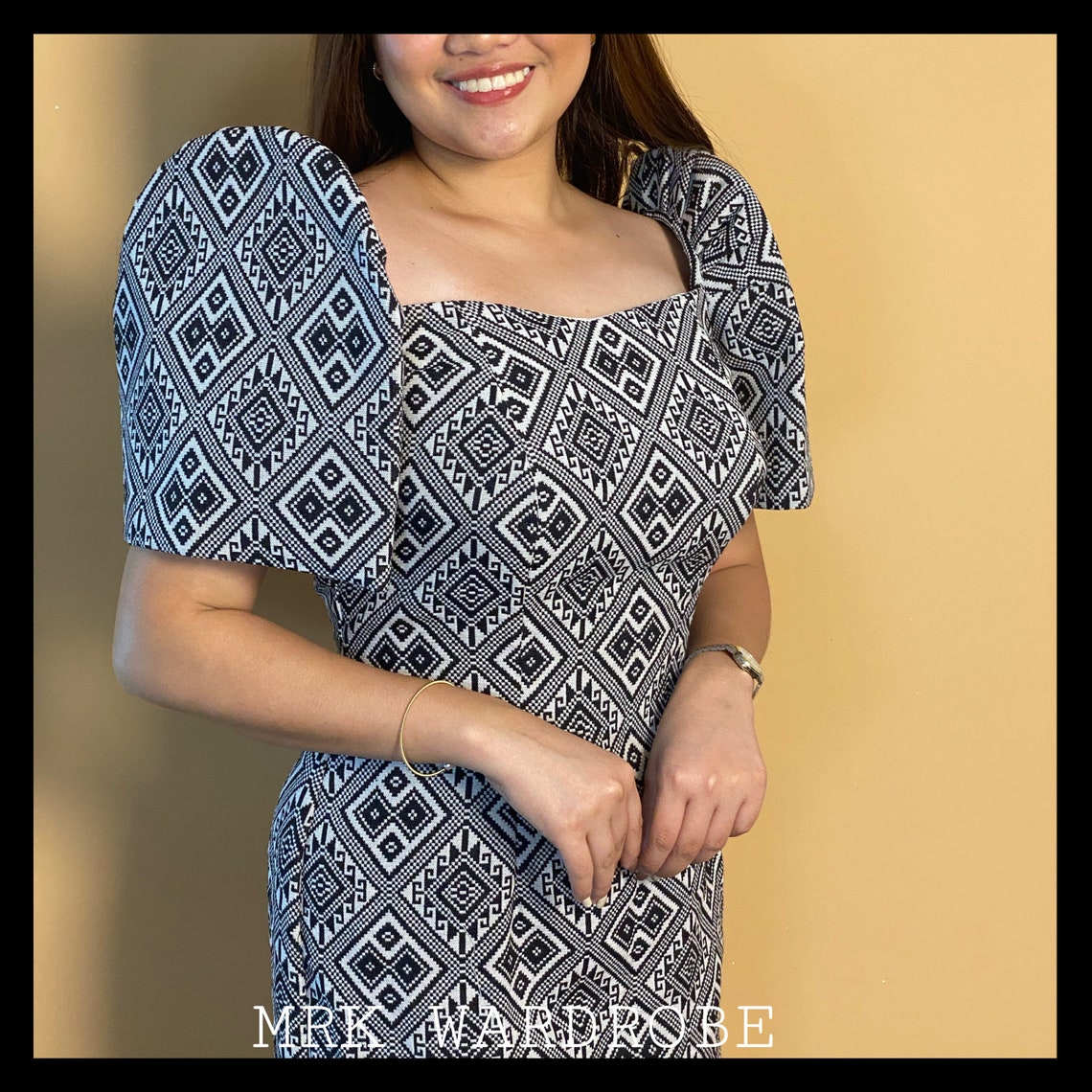 Modern Filipiniana Ethnic Dress Diamond - Etsy