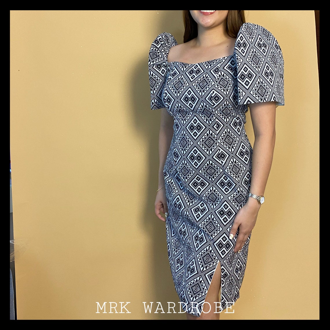 Modern Filipiniana Ethnic Dress Diamond - Etsy