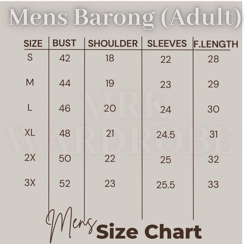 Traditional Mens Barong Sports Collar - Etsy