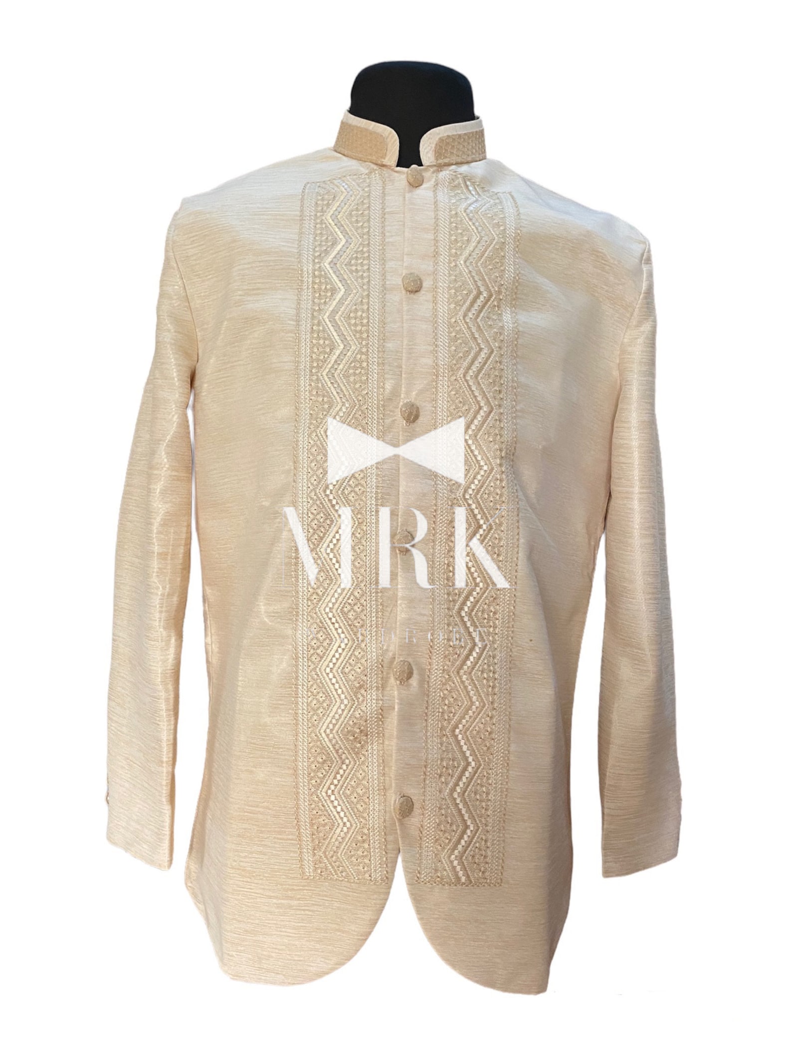 Double Collar Coat Barong Traditional Filipino Men Clothes - Etsy