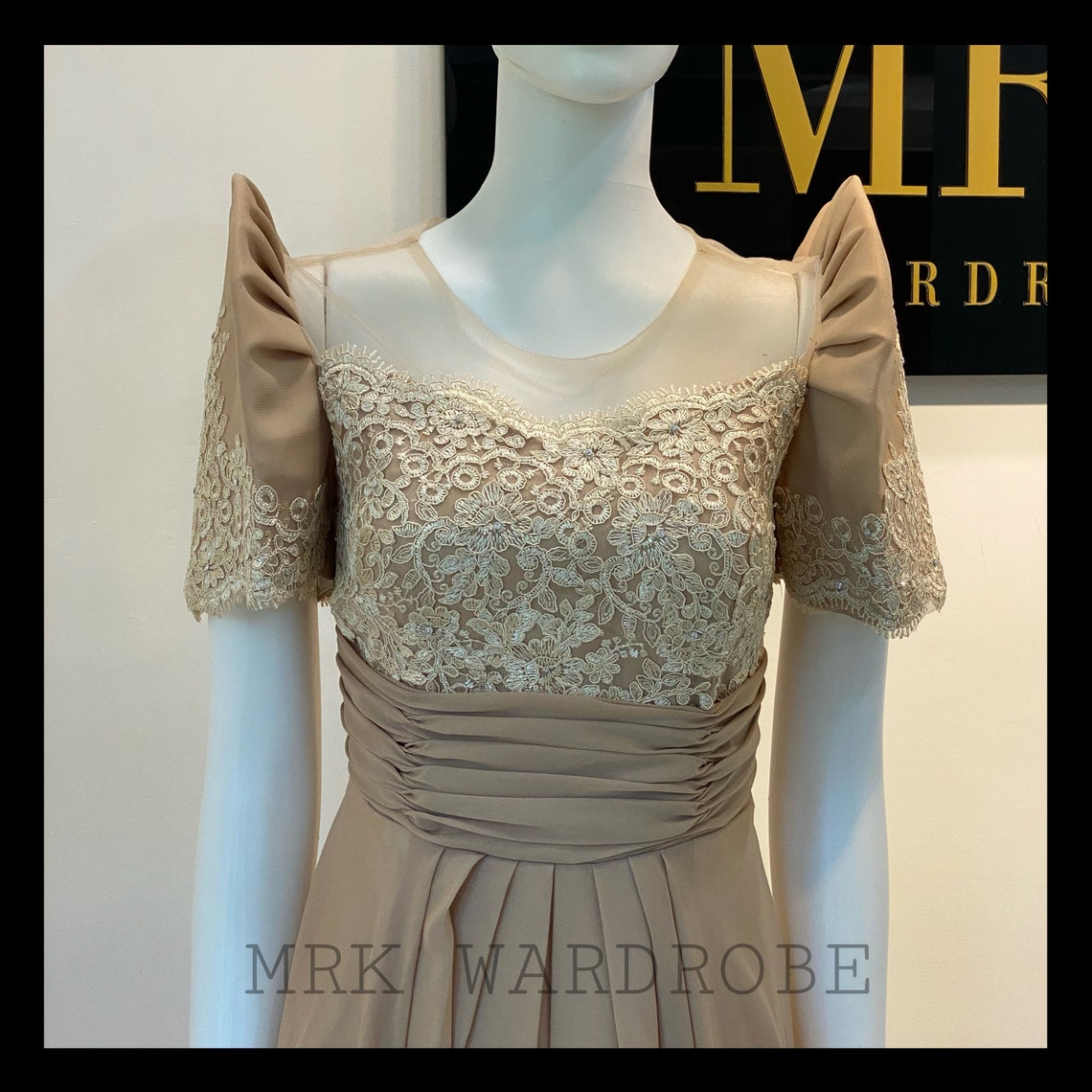 Chiffon Mother Filipiniana Gown- Betty - Etsy