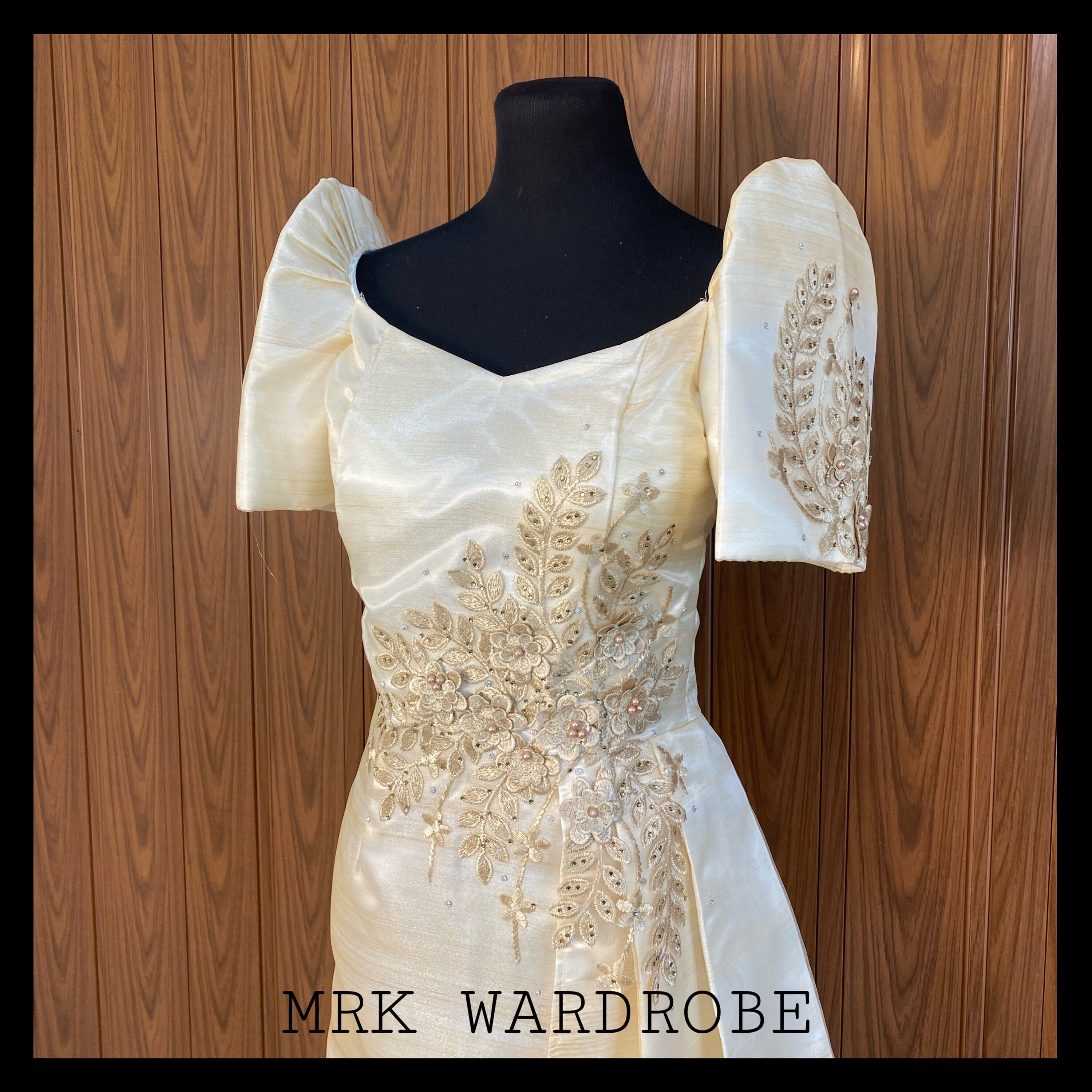 Filipiniana Piña Organza Dress Pleated V1 - Etsy