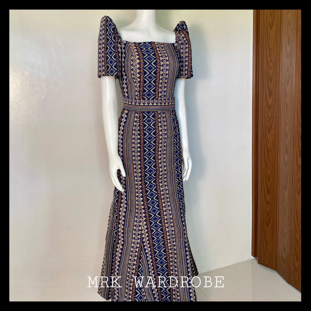 Inabel Filipiniana Serpentina Gown - Etsy