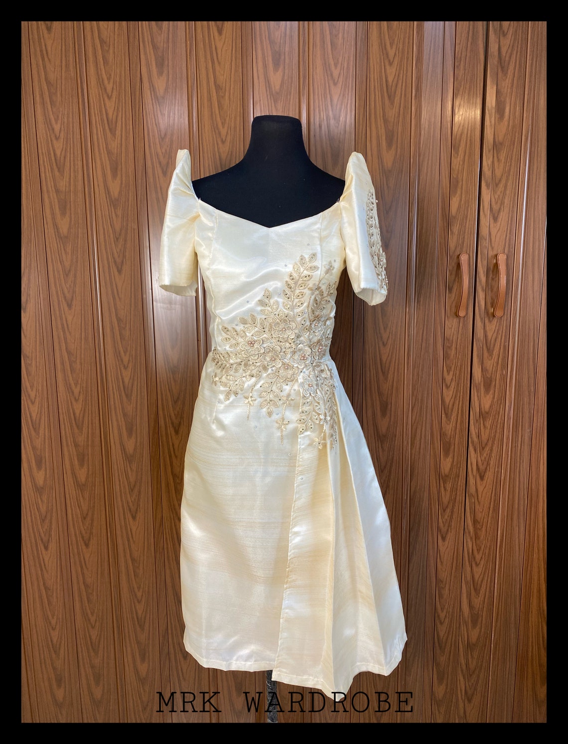 Filipiniana Piña Organza Dress Pleated V1 - Etsy