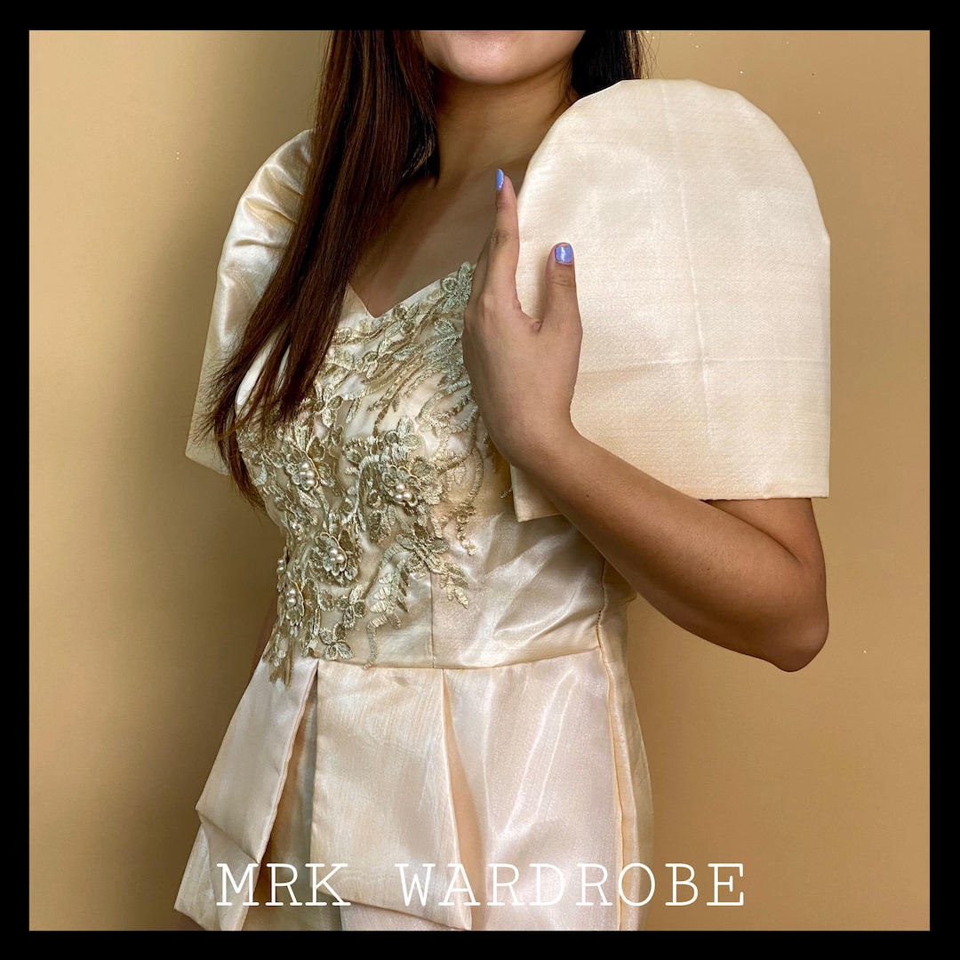 Piña Organza Filipiniana Dress- Heidi Dress - Etsy