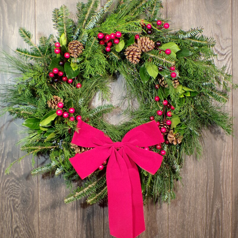 Fresh Christmas Wreaths - Etsy