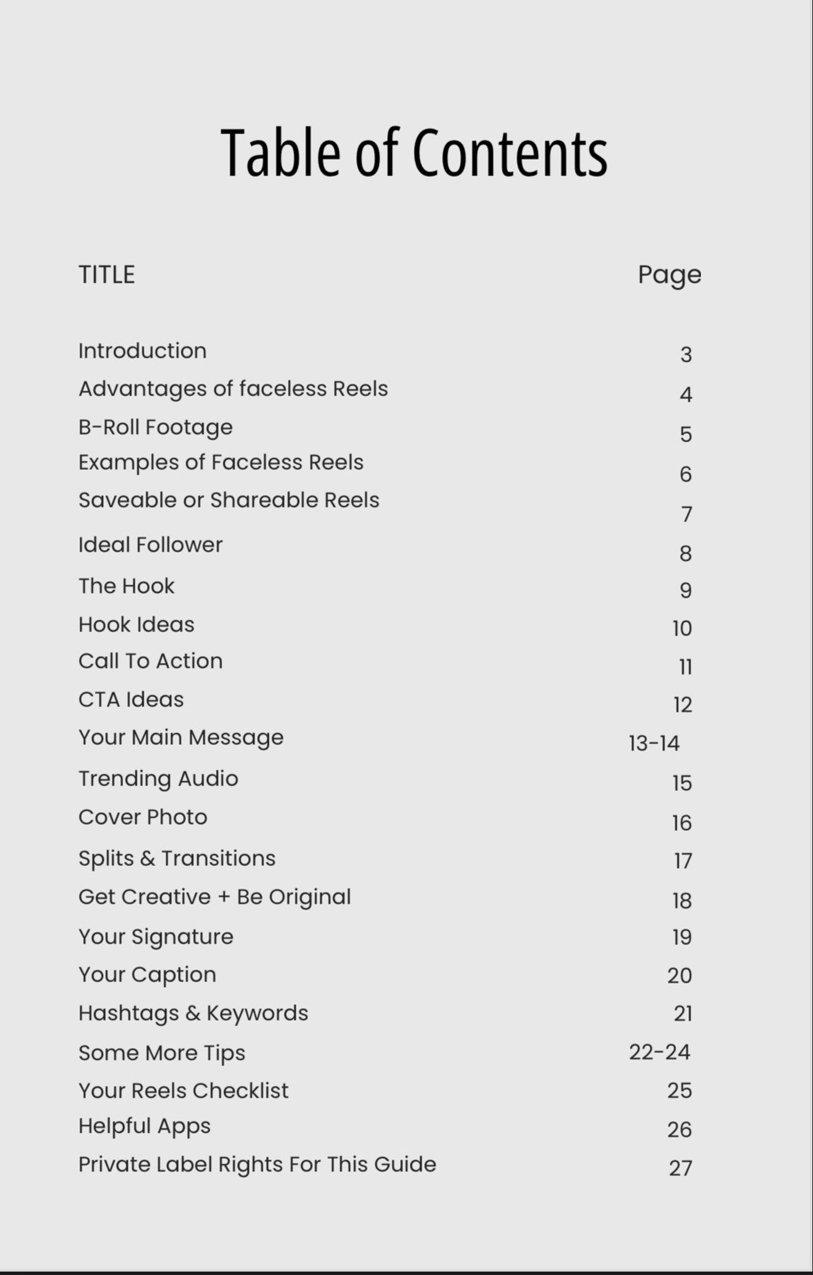 Faceless Instagram Reels Guide With MRR (master Resell Rights) - Etsy