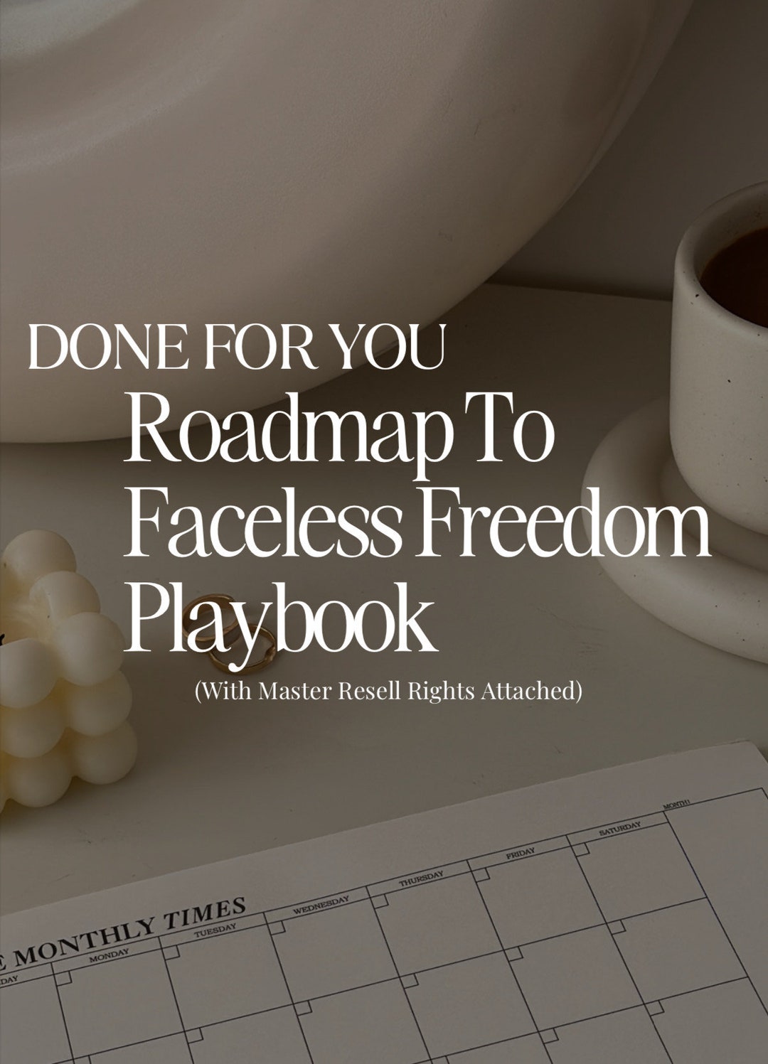 Roadmap to Faceless Freedom Playbook With MRR (master Resell Rights) - Etsy