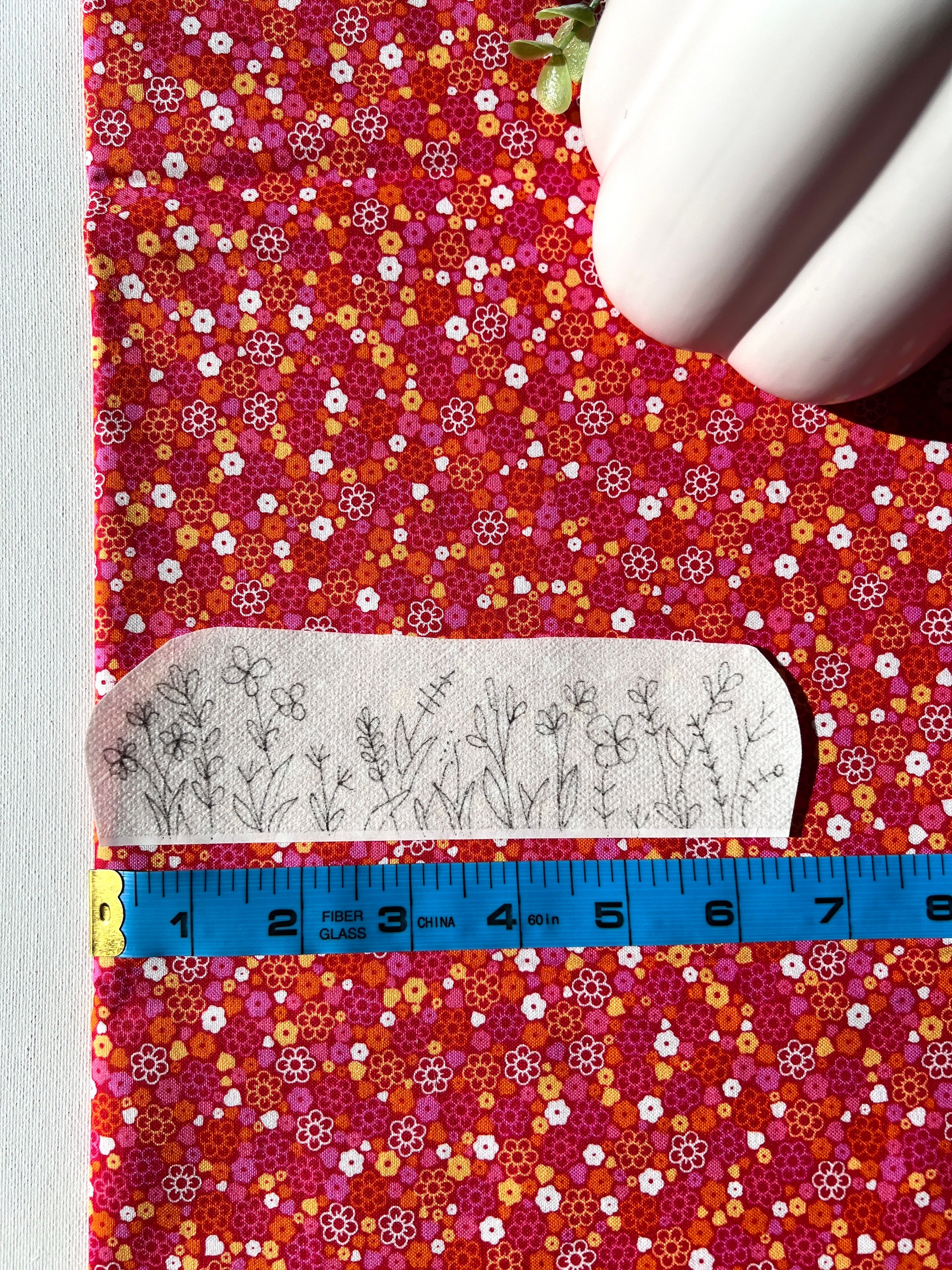 Floral Border Stick and Stitch Embroidery Patterns for Clothes, Easy ...