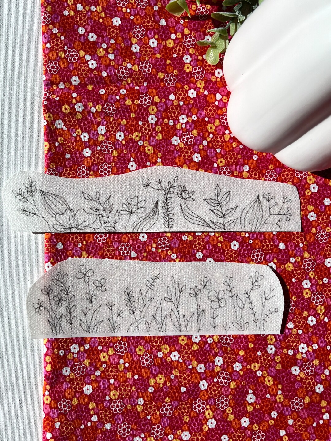 Floral Border Stick and Stitch Embroidery Patterns for Clothes, Easy ...