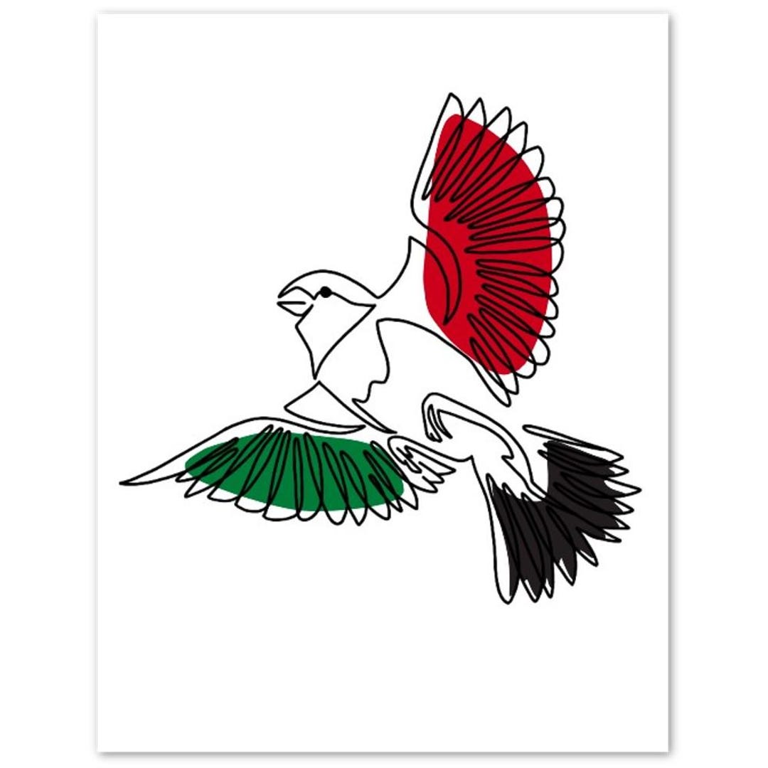 Palestine Dove of Peace Cards, Pack of 10 Greeting Cards - Etsy