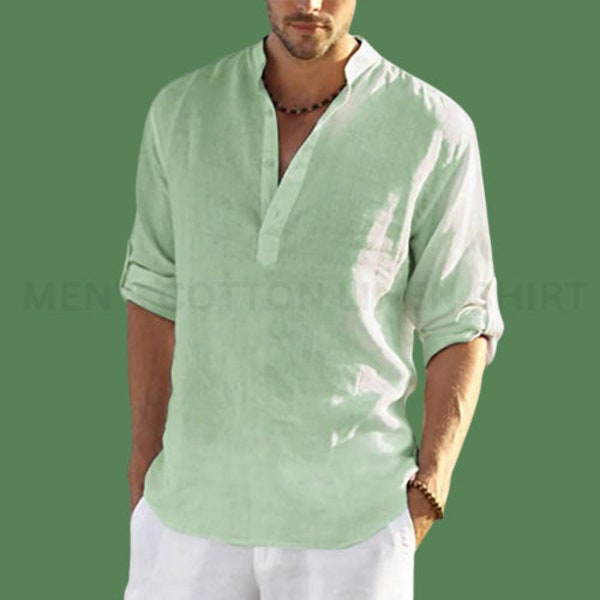 Mens Linen Summer Shirts - Etsy