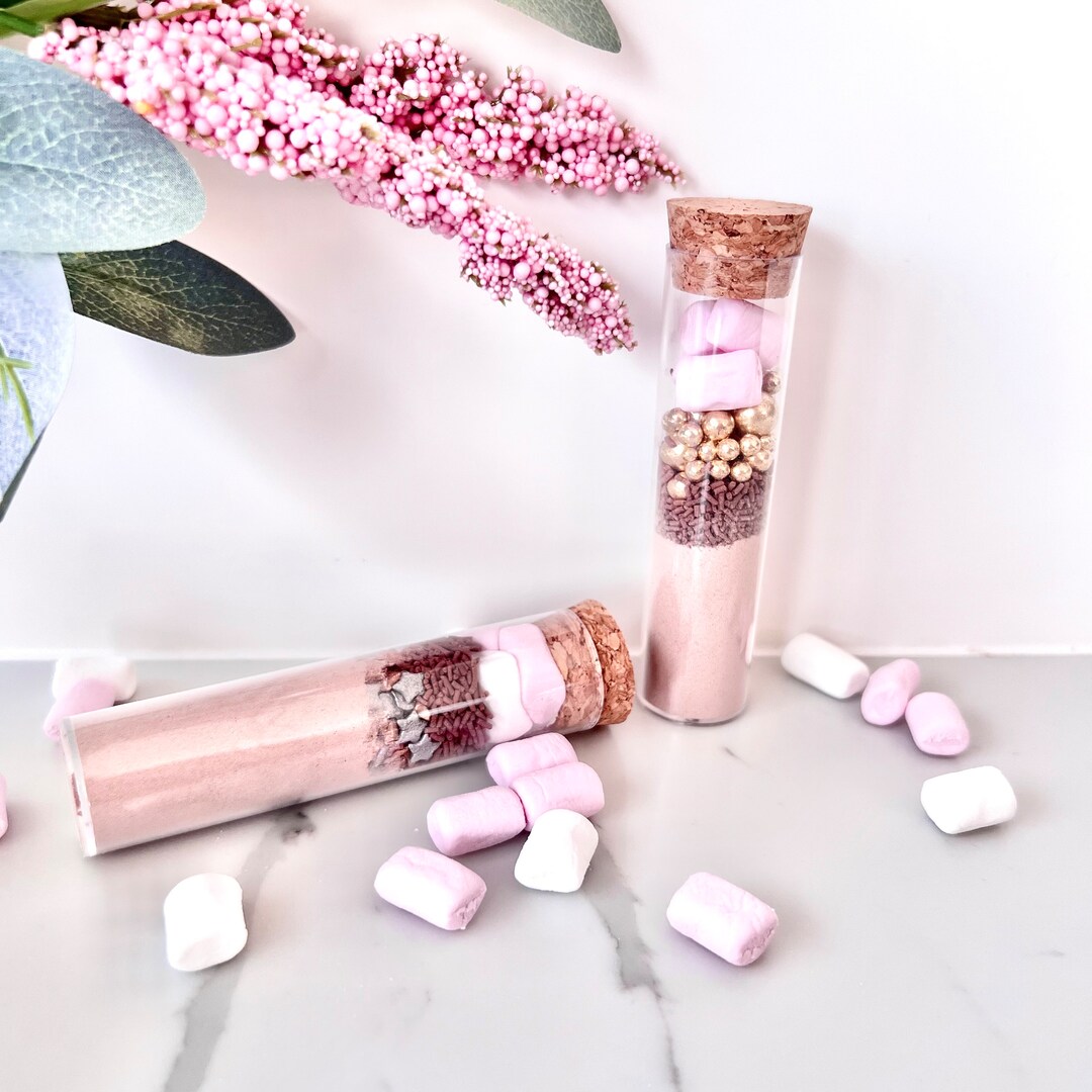 Hot Chocolate Favour for Guest, Hot Cocoa Mix Test Tubes, Gift for ...