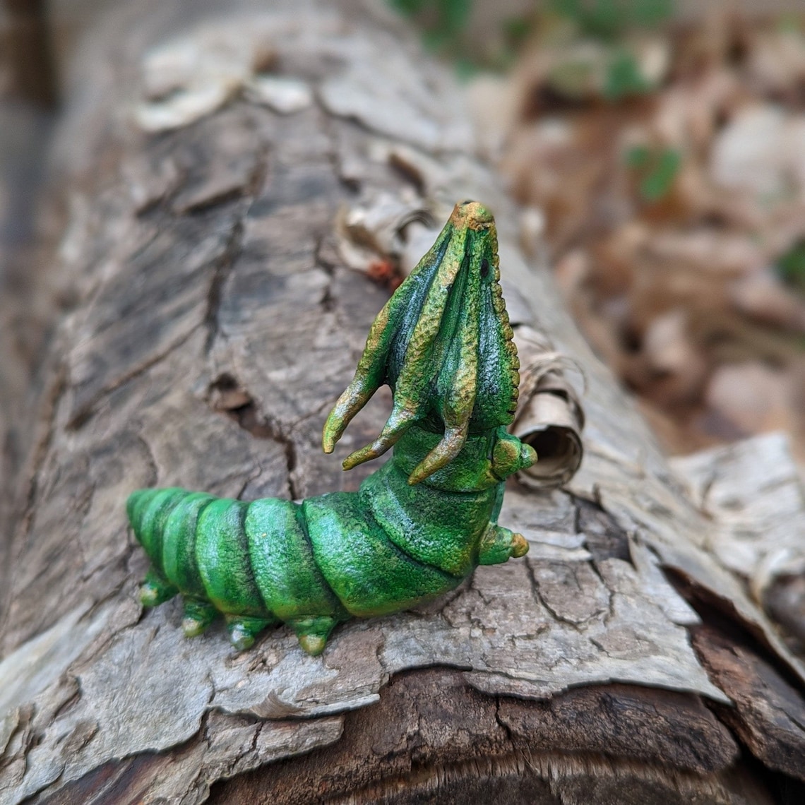 Dragon Headed Caterpillar, Green Dragon Like Creature, Nawab Butterfly ...
