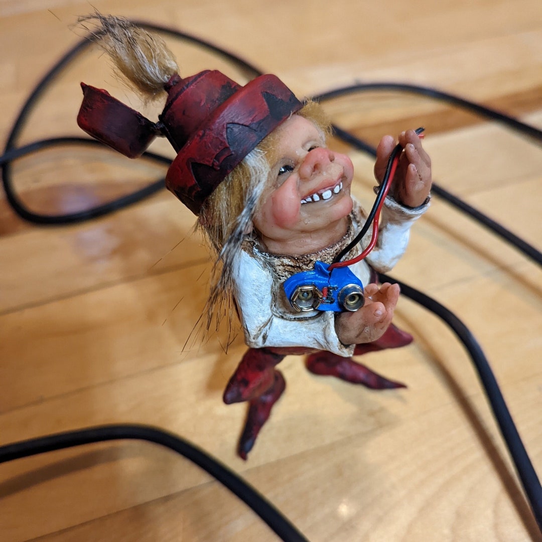 Mooster the Scavenger Elf, Gnome Art Doll, Borrowers Style, Handmade in ...