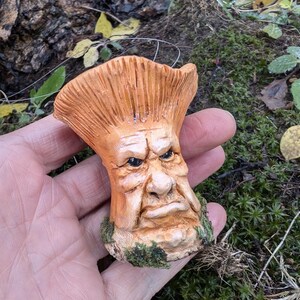 Crankypants, Chanterelle, Grumpy, Mushroom Figurine, Orange Toadstool ...