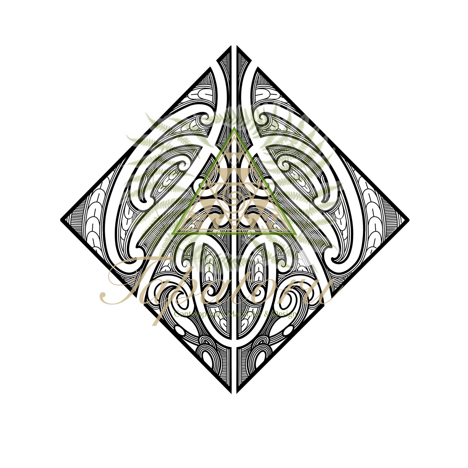 Custom Contemporary Maori Art Designs, One of a Kind, Designed by Maori ...