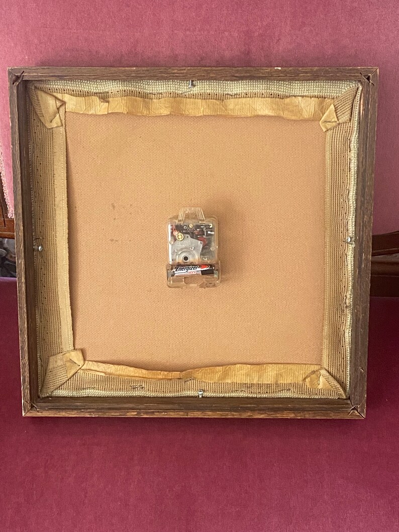 Vintage Embroidered Clock - Etsy