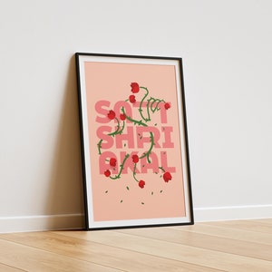 Sikh Greeting Poster, Satshriakal Wall Art Home Decor, South Asian ...