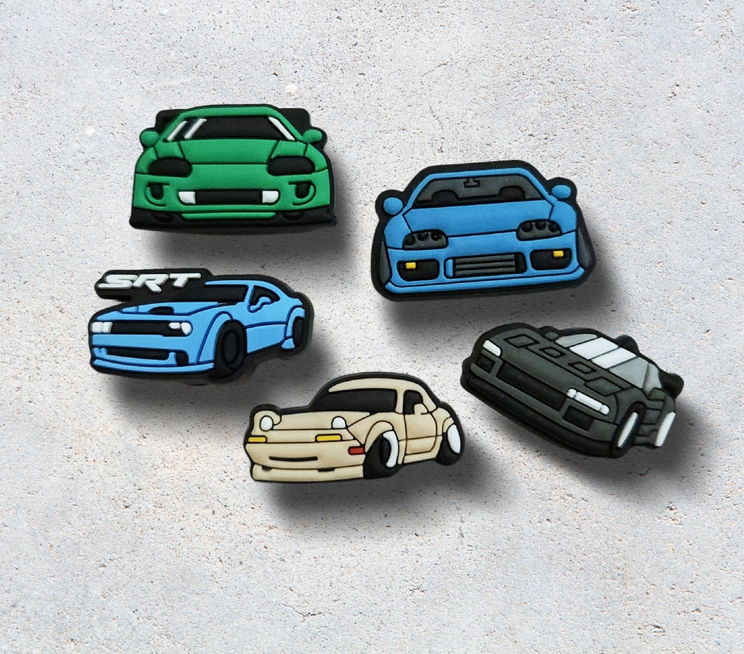 CARS & TRUCKS Croc Shoes Charms Y2k Cartoon JDM Cars Jibbitz - Etsy