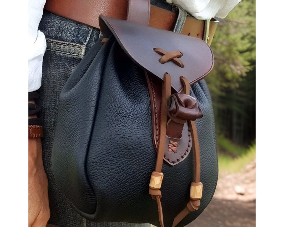 Medieval Viking Waist Bag Vintage Archer Coin Pouch Hunter Leather ...