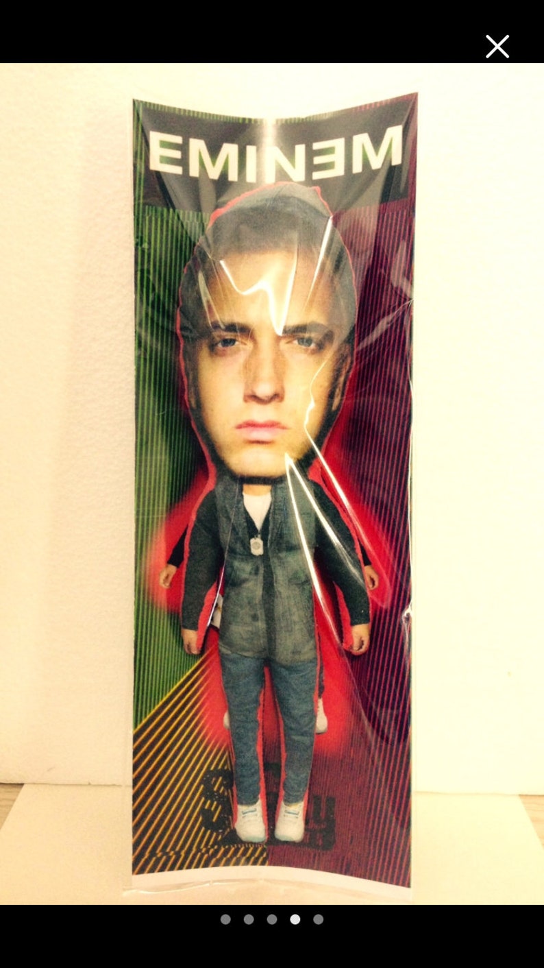Stuffedstars: Handcrafted Eminem Doll Unique Cotton Collectibles - Etsy