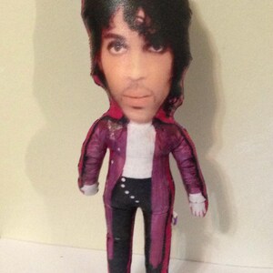 Stuffedstars: Handcrafted Prince Purple Rain Doll Unique Cotton ...