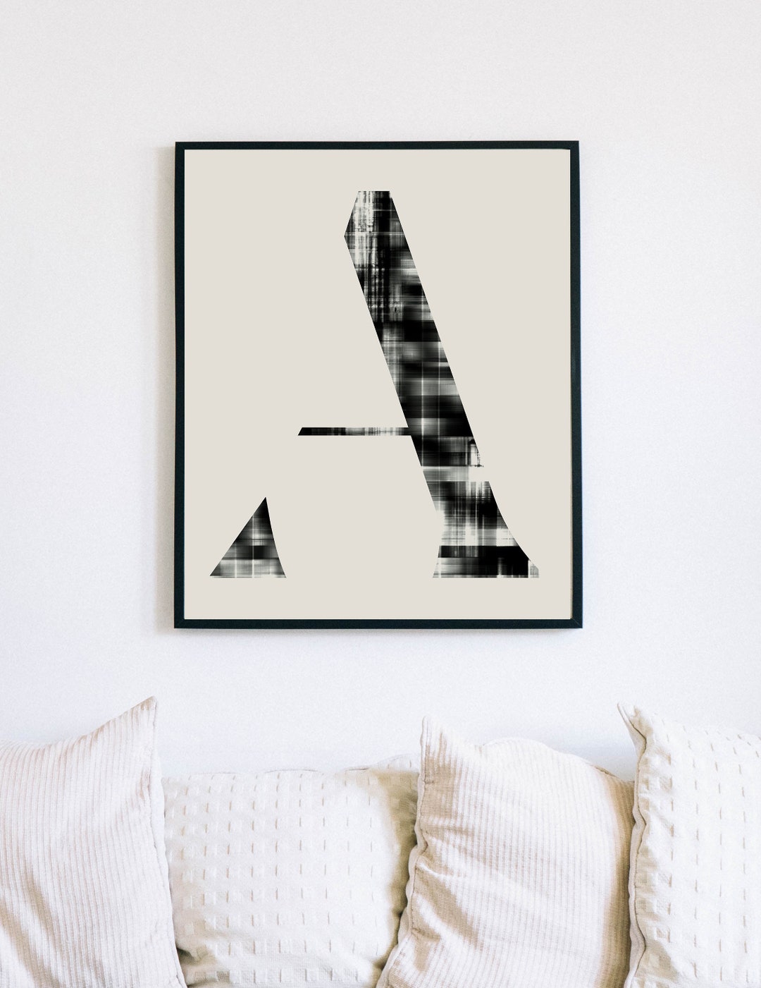 Neutral Letter A Digital Download Print - Etsy