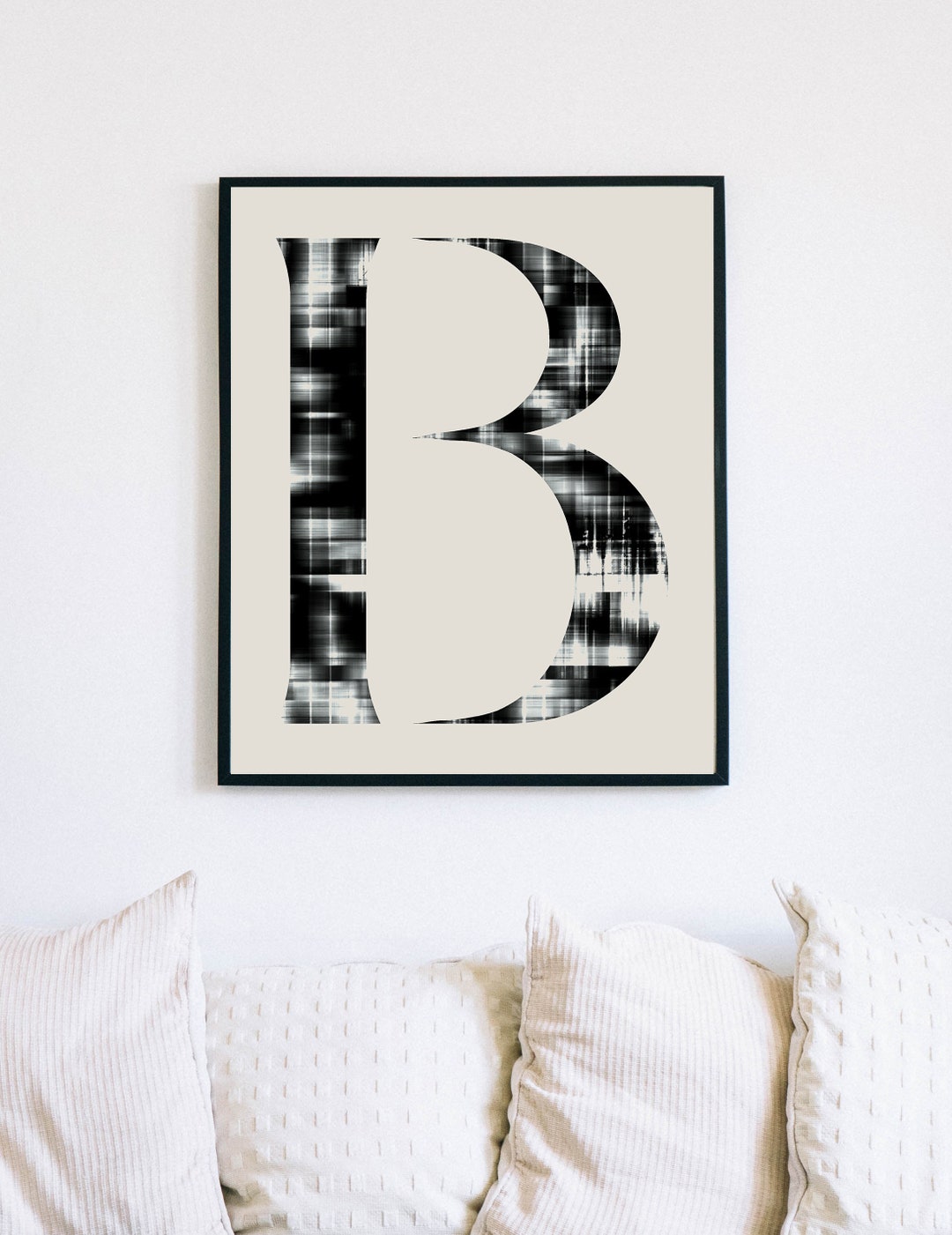Neutral Letter B Digital Download Print - Etsy