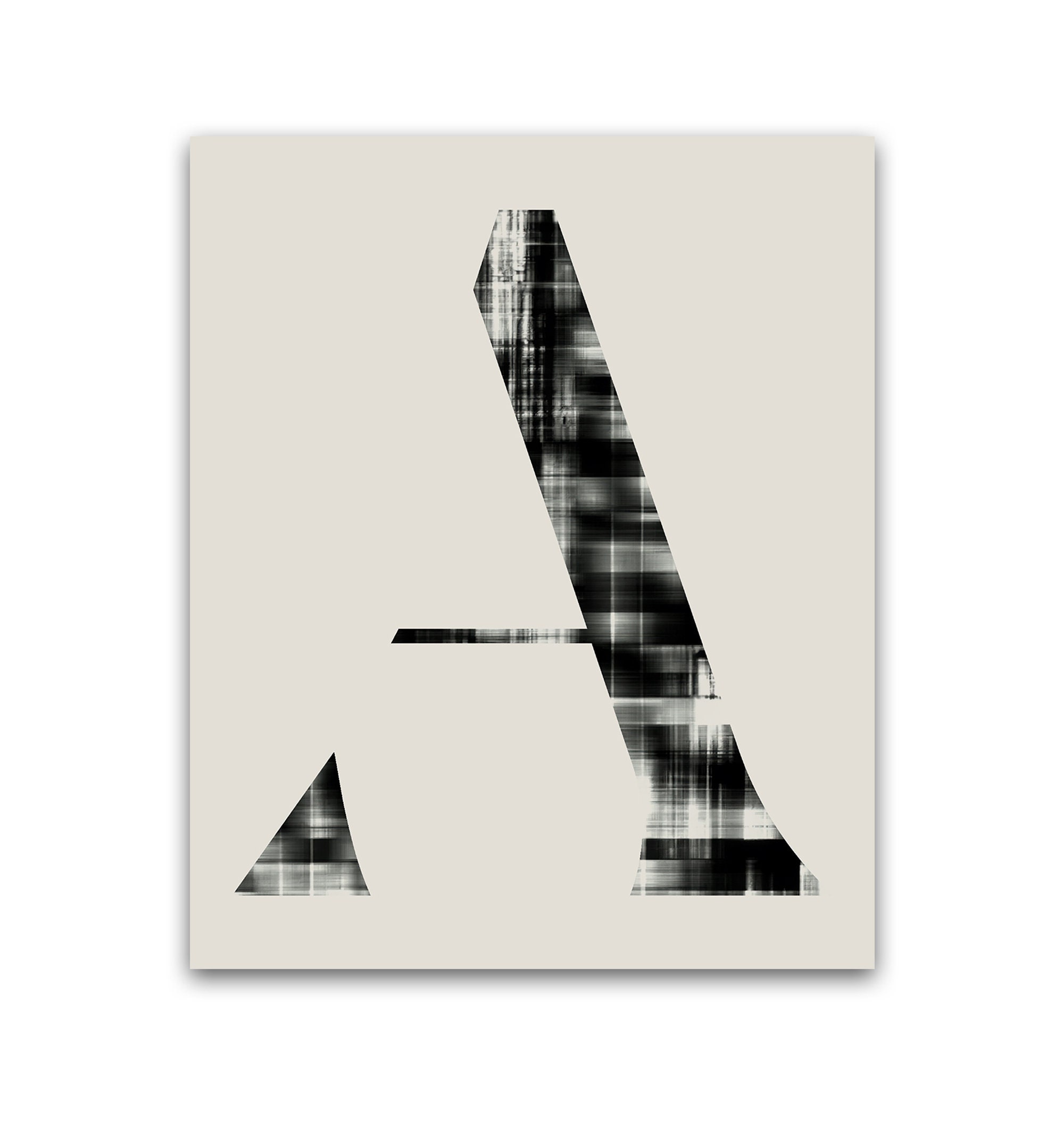 Neutral Letter A Digital Download Print - Etsy