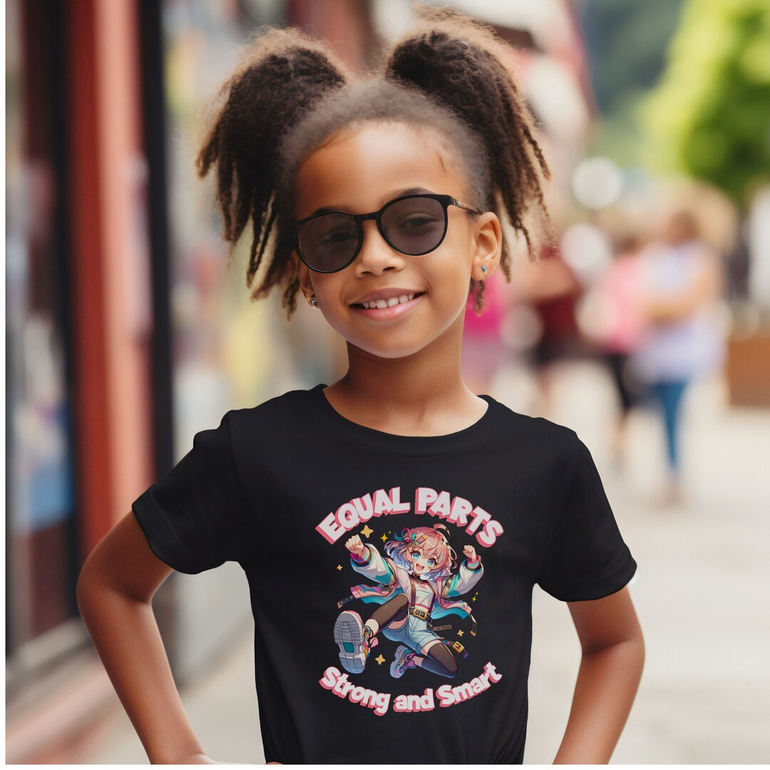 Strong Girl Tshirt Anime Girl Shirt, Empowerment Shirt for Girl Bday ...