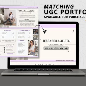 Editable UGC Rate Card Template, Modern Rate Sheet, Minimalistic Media ...