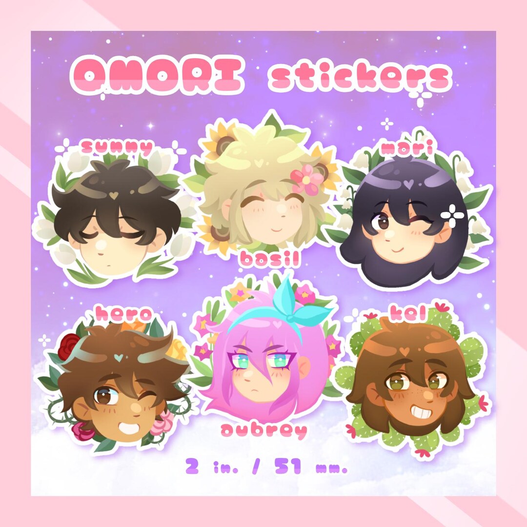 OMORI Stickers | Sunny | Basil | Mari | Hero | Kel | Aubrey - Etsy