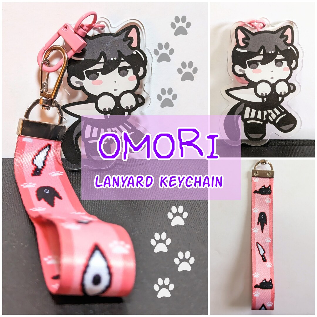 OMORI Lanyard Keychain Charm - Etsy