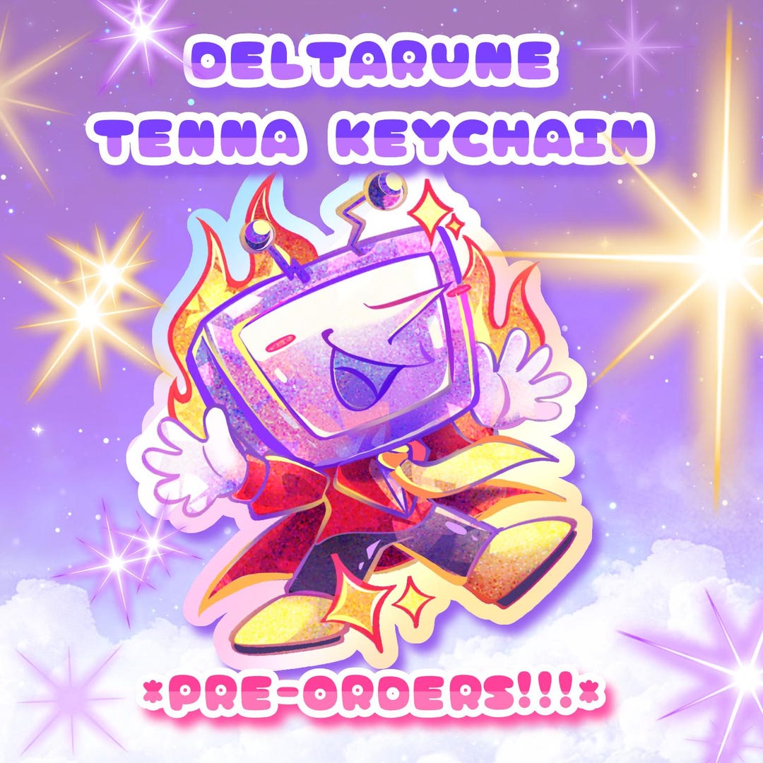 Tenna Keychain | DELTARUNE [chapter 3] - Etsy