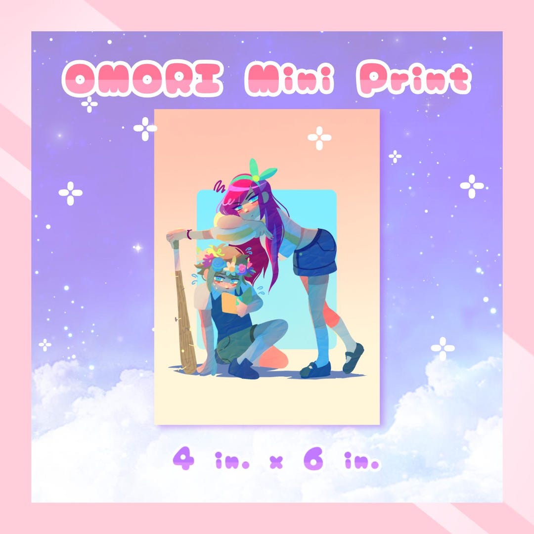 OMORI Mini Print | Pink Lemonade - Etsy
