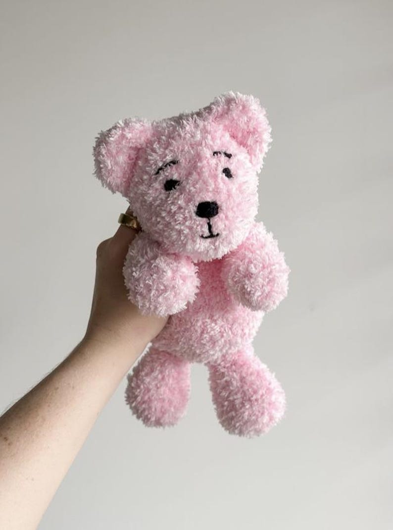Handmade Crochet Teddy Bear – TEDDY the Fuzzy Plush Toy - Etsy