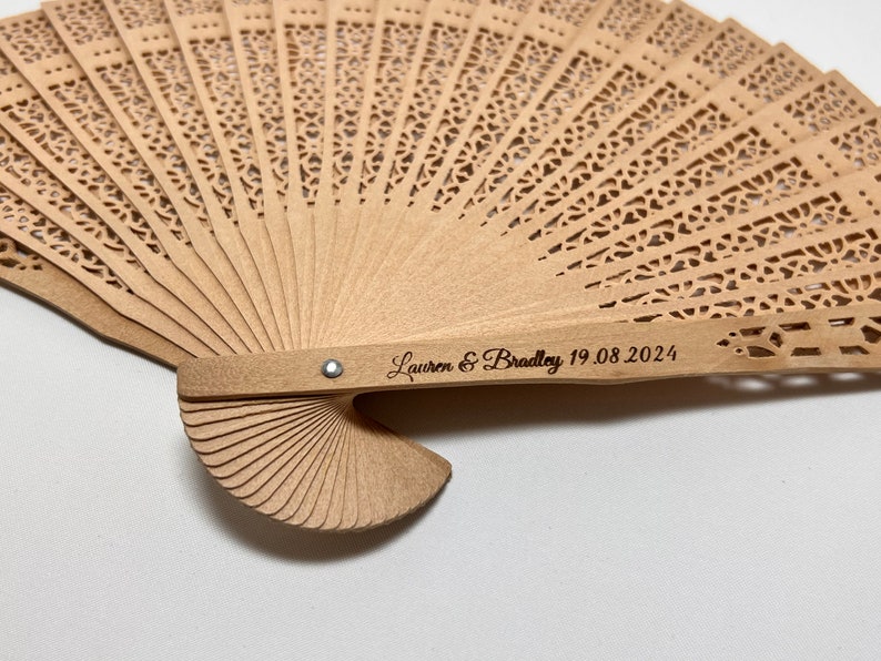 Personalized Wedding Hand Fan Custom Wedding Party Favors for Bulk Fan ...