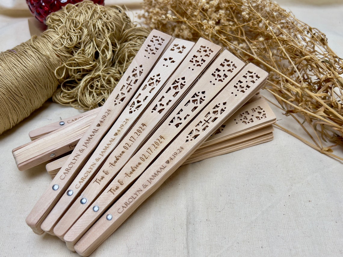 Wedding Favors for Bulk Fan Favors for Weddings, Summer Fan Favors ...