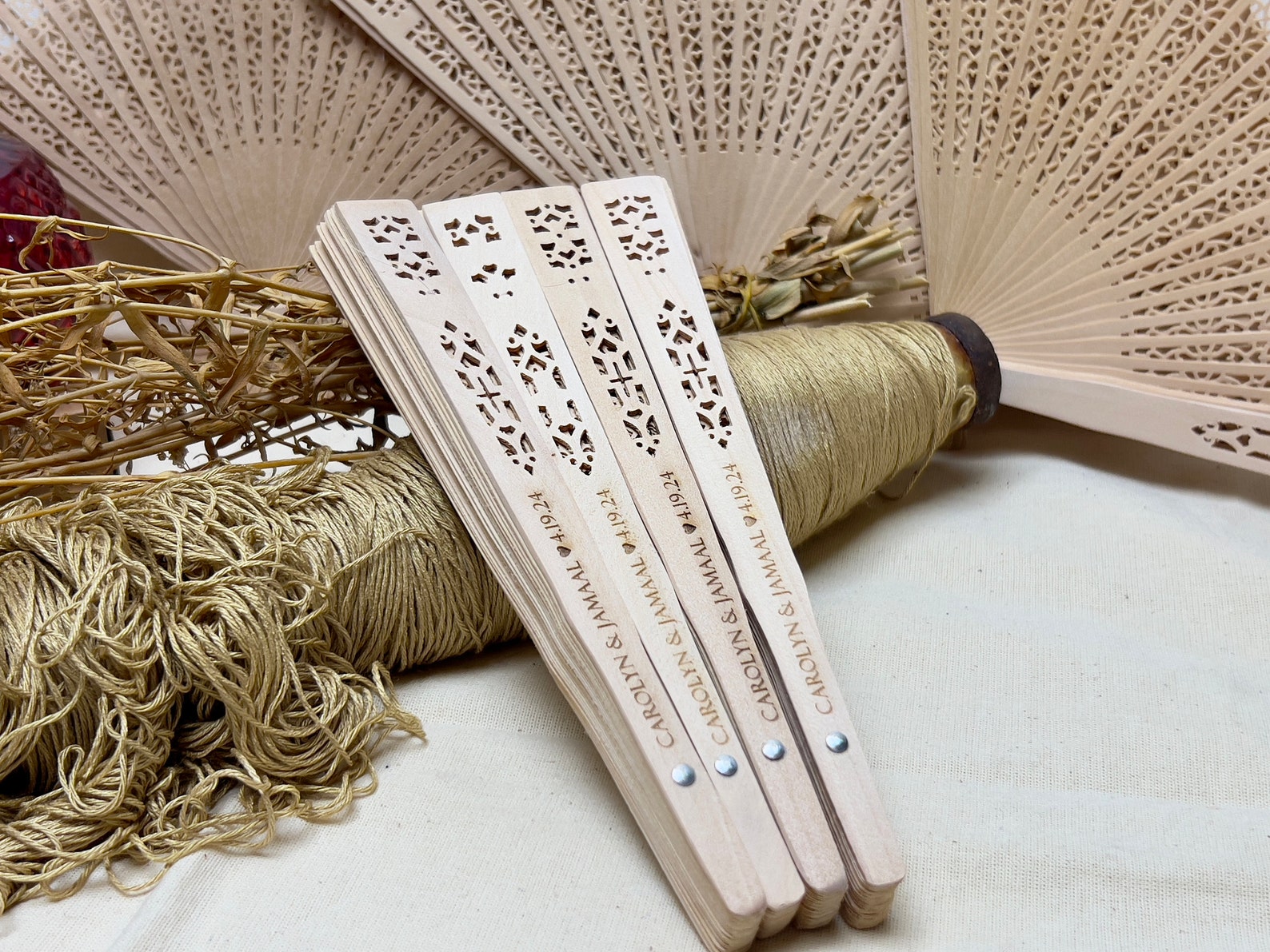 Wedding Favors for Bulk Fan Favors for Weddings, Summer Fan Favors ...