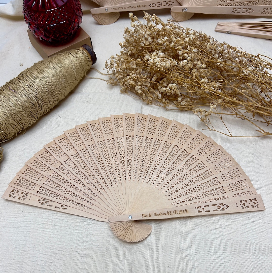 Wedding Favors for Bulk Fan Favors for Weddings, Summer Fan Favors ...