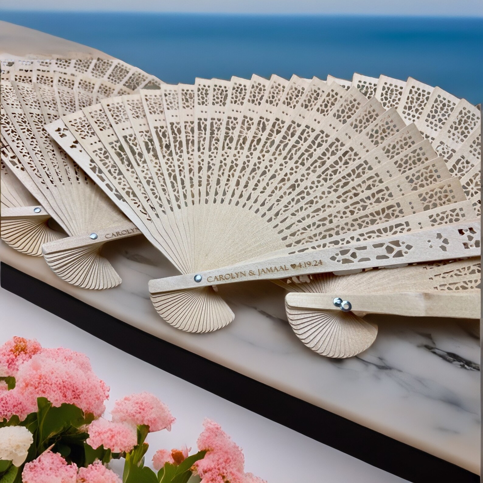 Wedding Favors for Bulk Fan Favors for Weddings, Summer Fan Favors ...