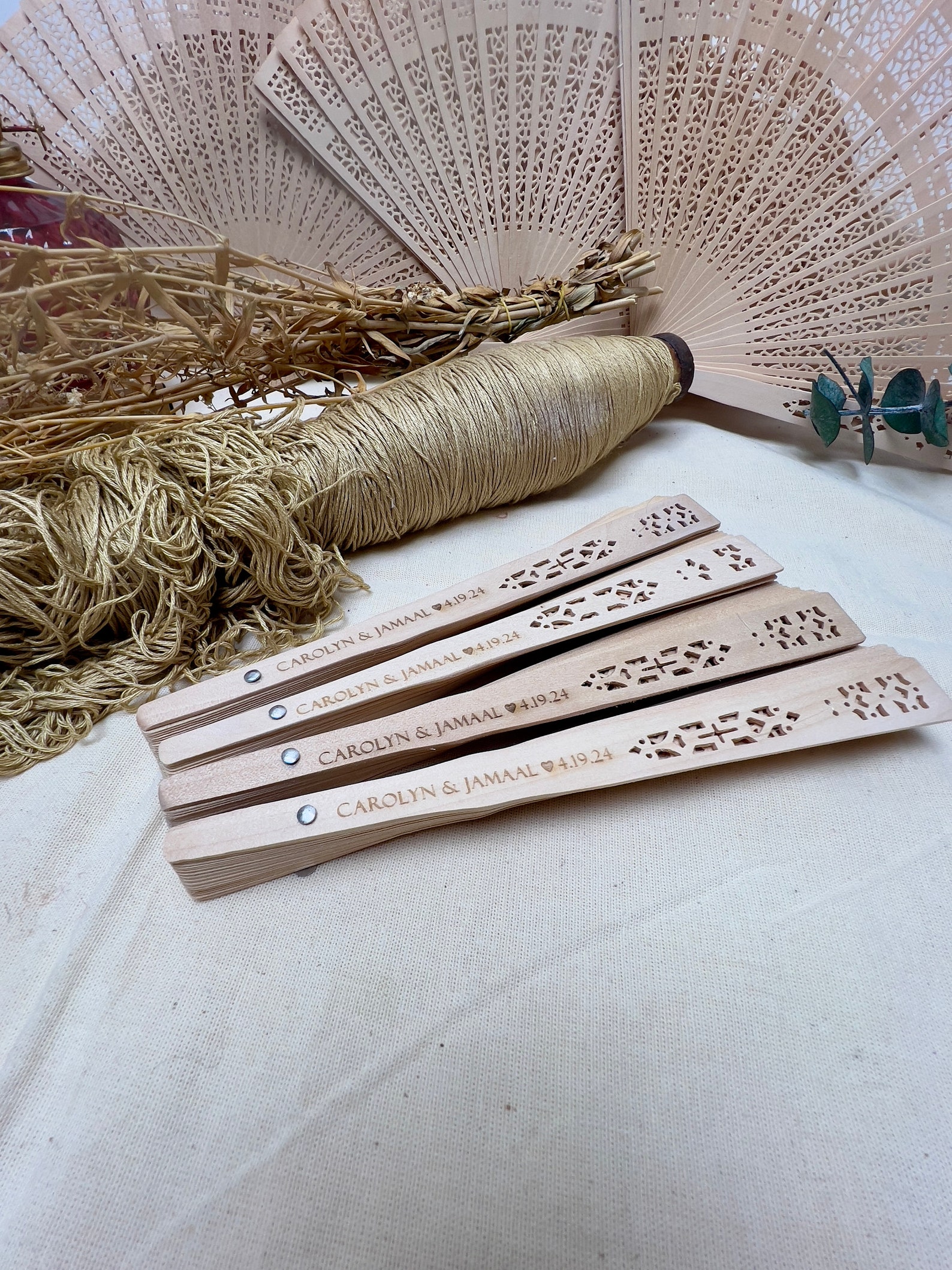 Wedding Favors for Bulk Fan Favors for Weddings, Summer Fan Favors ...