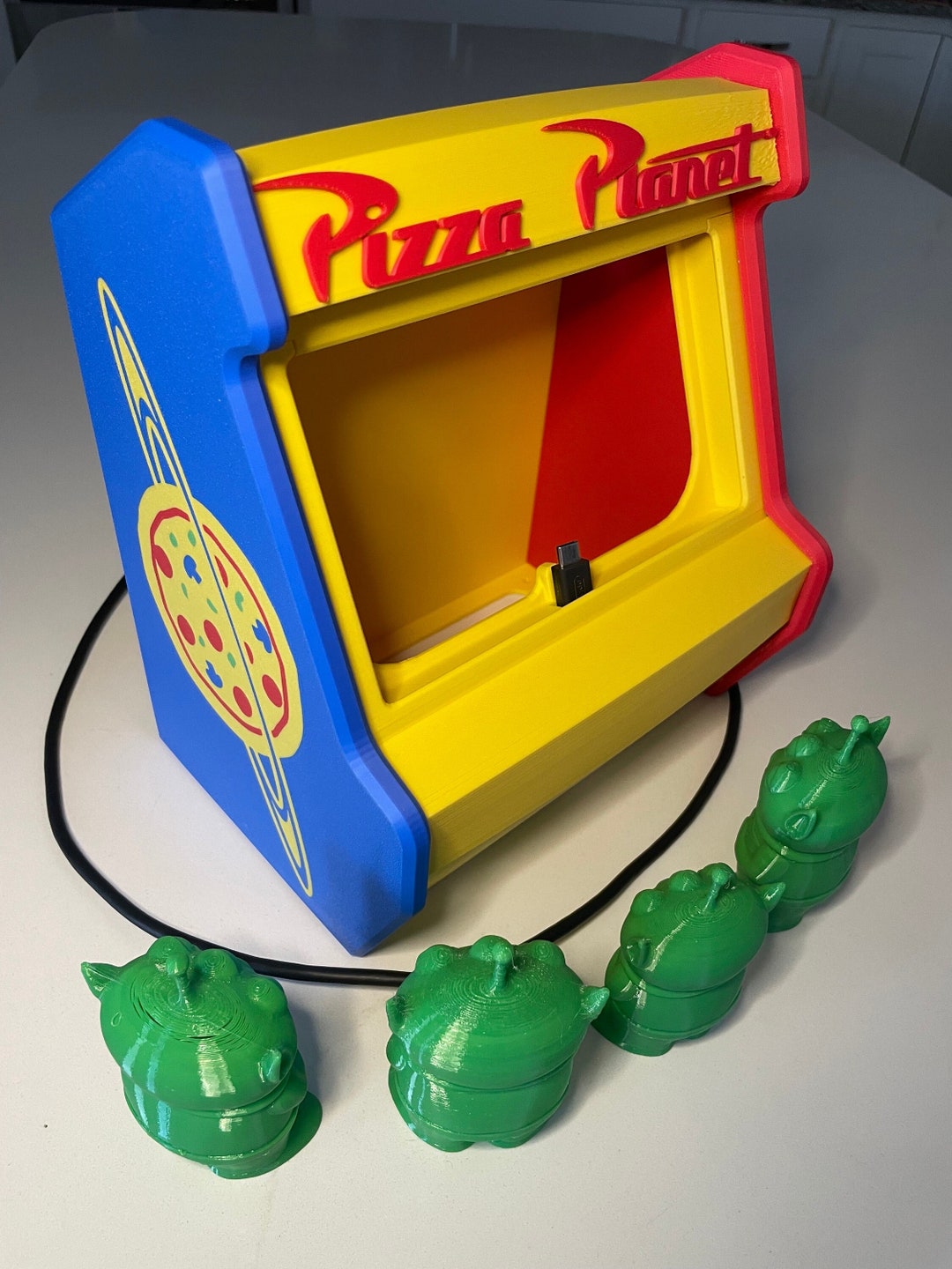 Pizza Planet Nintendo Switch Oled Arcade Stand Cabinet Display Portable ...