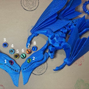 Biting Ikran Avatar Banshee Dragon Articulated Glass Eyes - Etsy