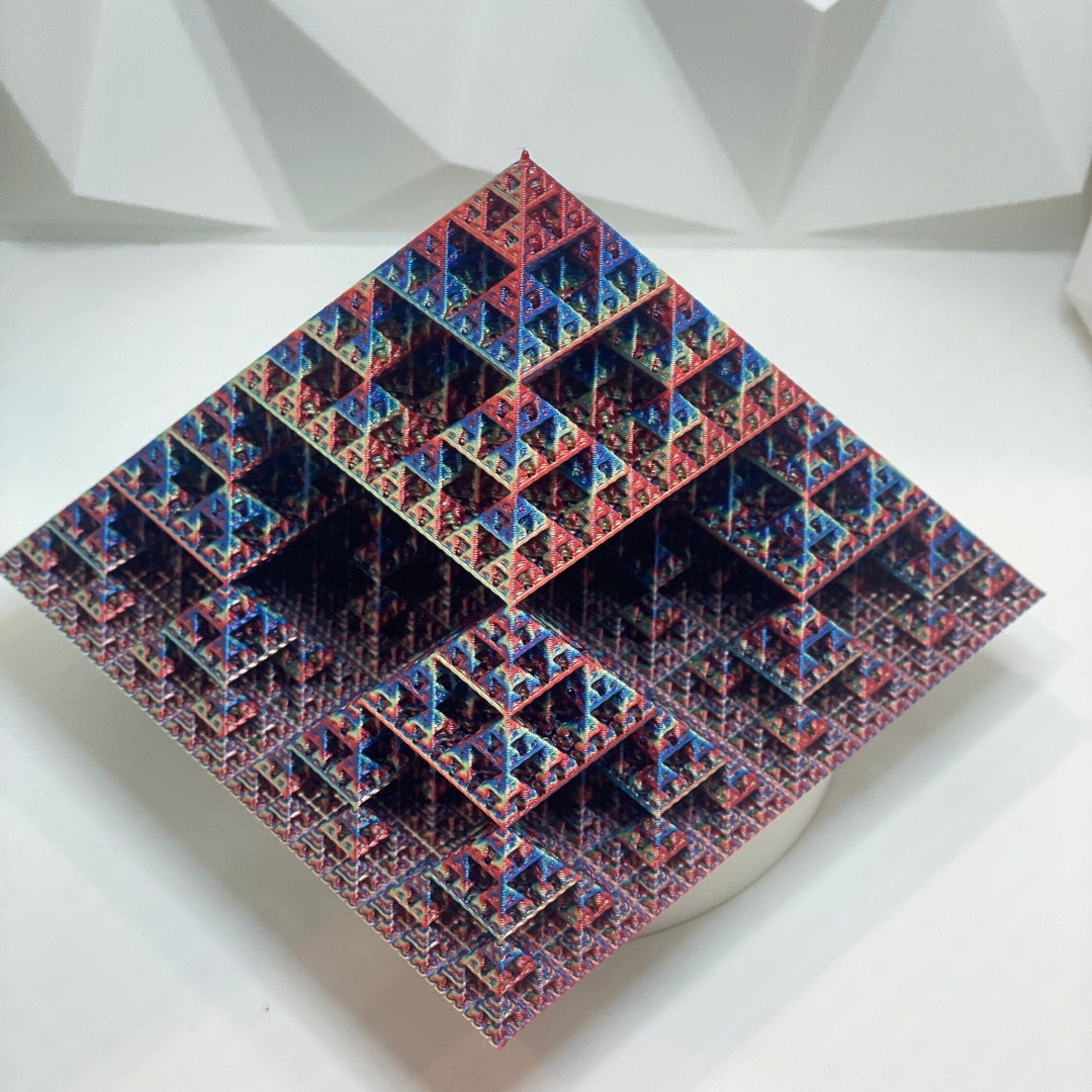 Fractal Pyramid Sierpinski Triangle - Etsy
