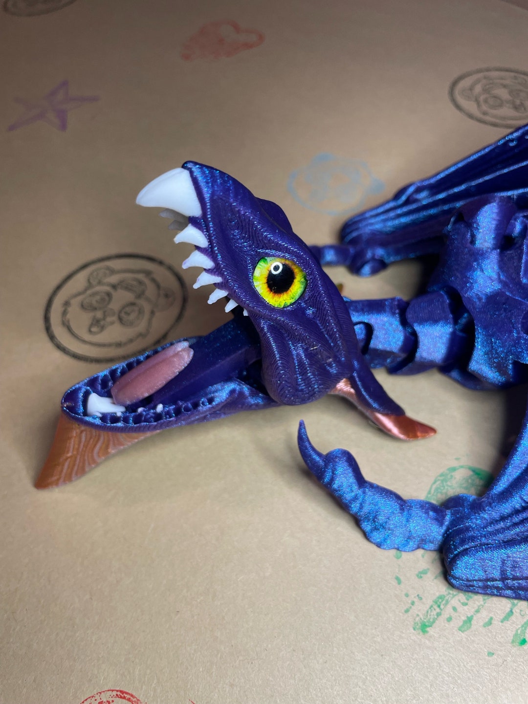 Biting Ikran Avatar Banshee Dragon Articulated Glass Eyes - Etsy