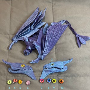 Biting Ikran Avatar Banshee Dragon Articulated Glass Eyes - Etsy