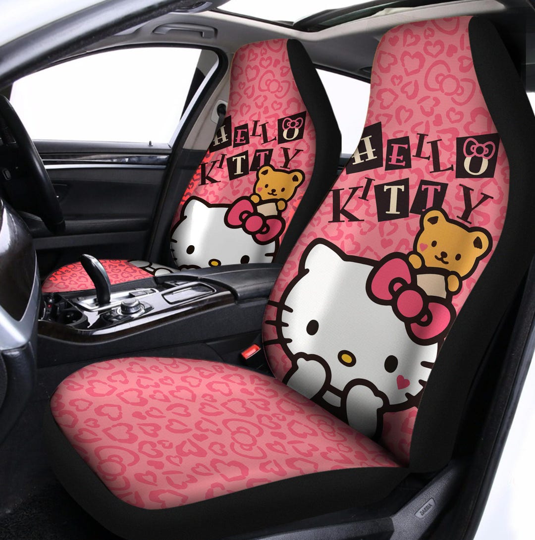 Hello Kitty Car Seat Covers, Hello Kitty Car Accessories, Car Interior ...