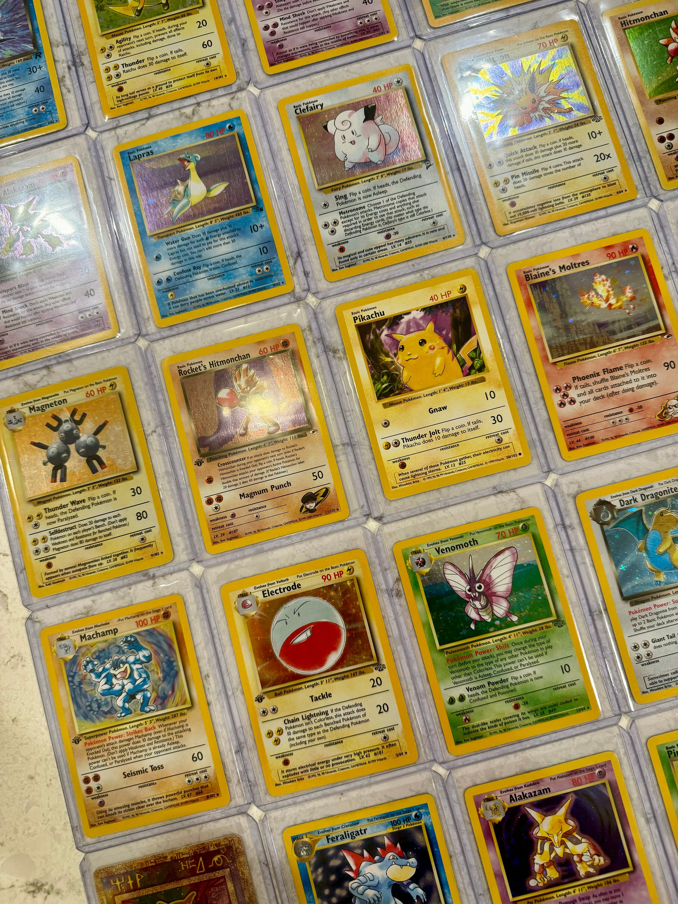 25x OFFICIAL VINTAGE Pokemon Cards 1st Edition Rare Holo - Etsy